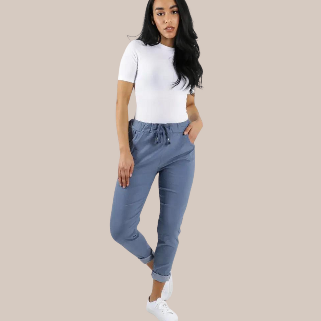 Everyday Essential Stretch Magic Trousers. .Various colours available ...
