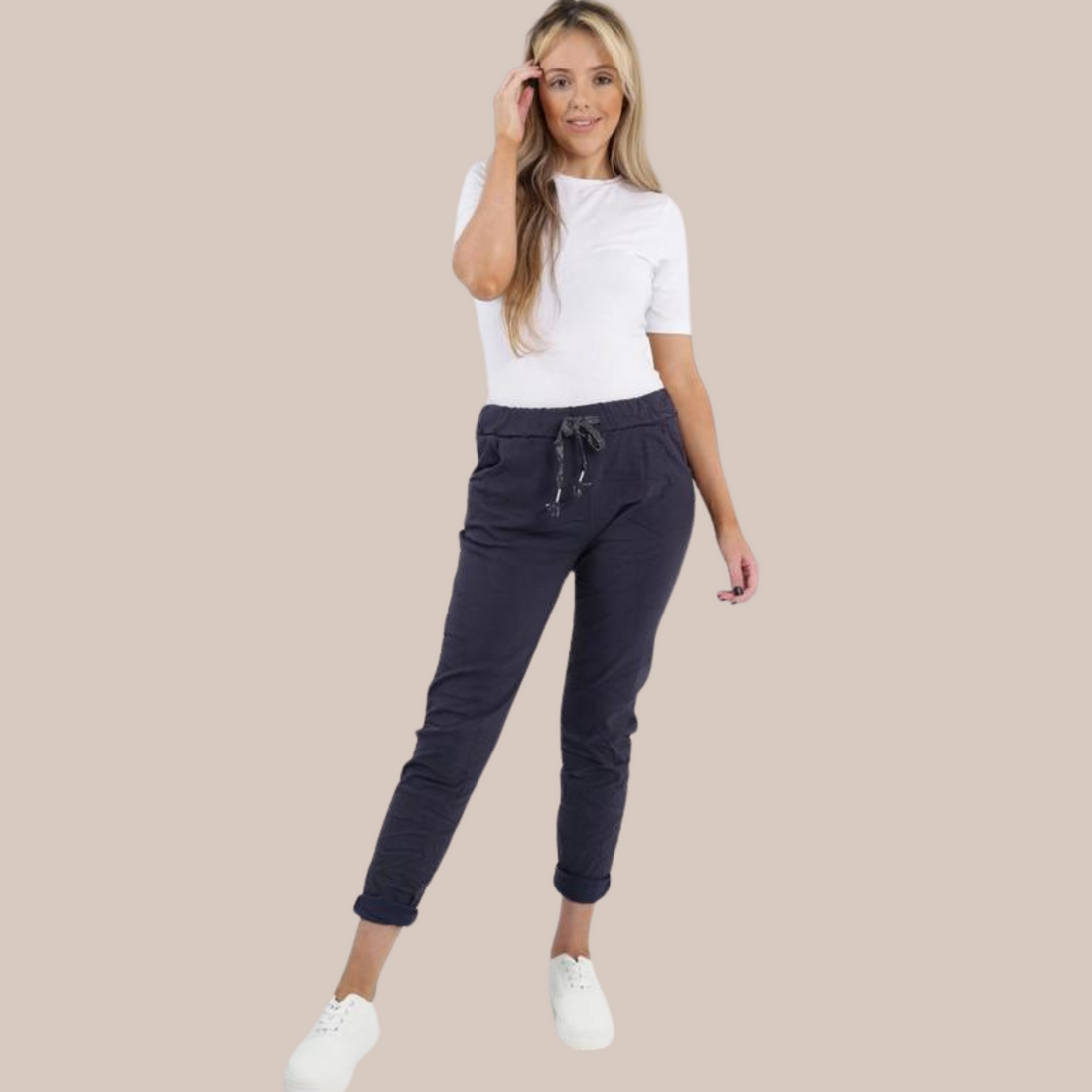 Everyday Essential Stretch Magic Trousers. .Various colours available ...