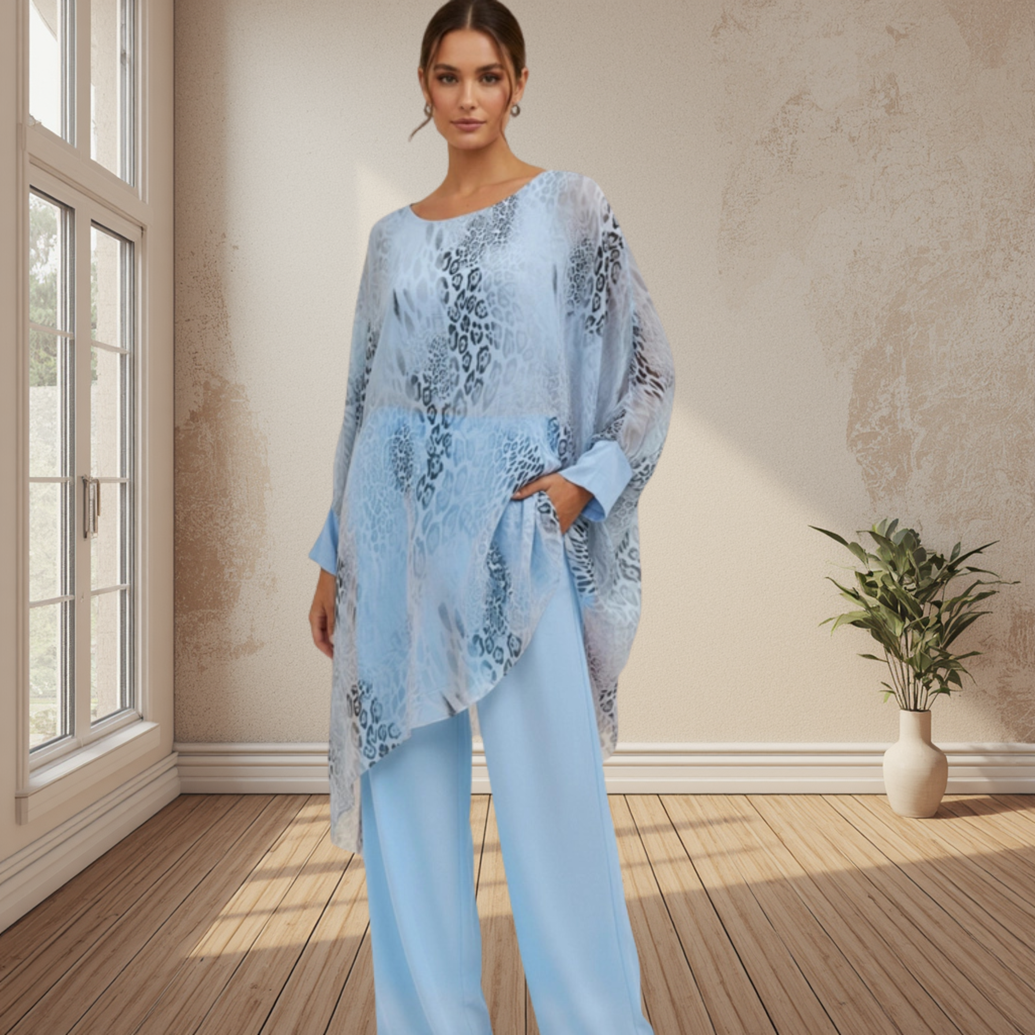 Snake Print Lined Oversized Silk Top – The Daisy Bee Boutique